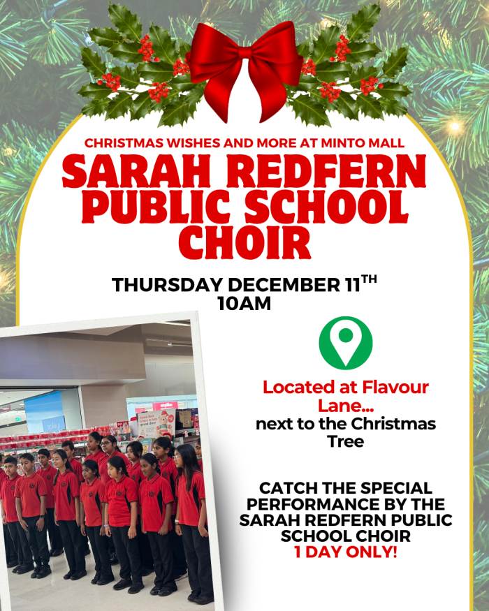 Sarah Redfern Public School Choir at Minto Mall | C91.3FM Macarthur's ...